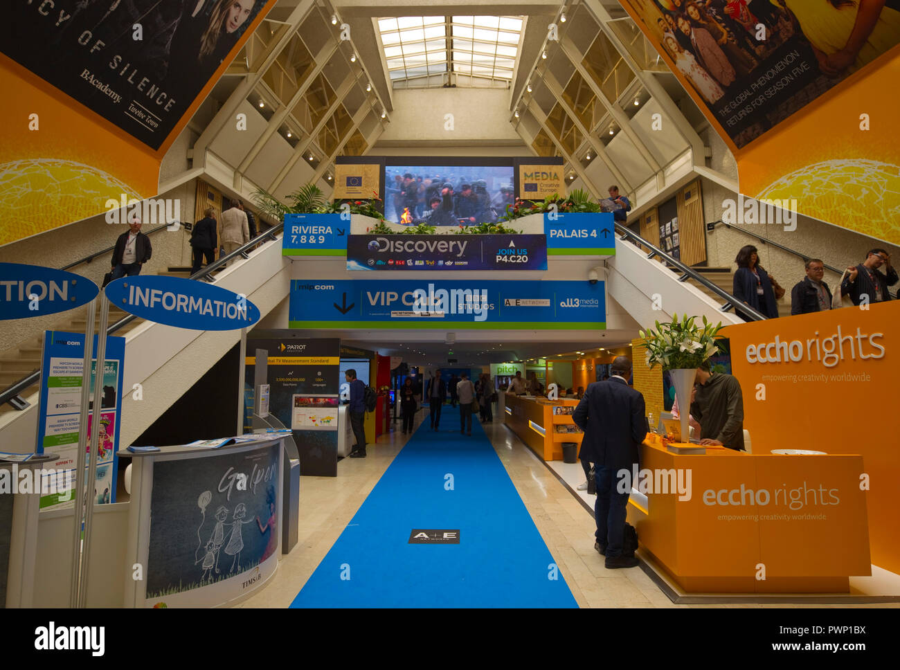 Cannes, France - October 16, 2018: MIPCOM, The World's Leading ...
