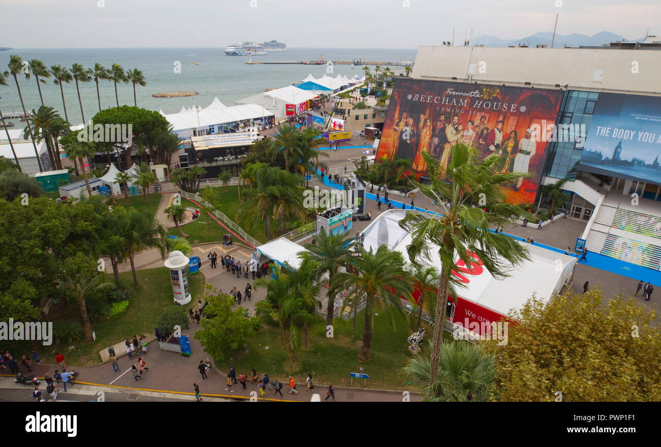 Cannes, France - October 16, 2018: MIPCOM, The World's Leading ...