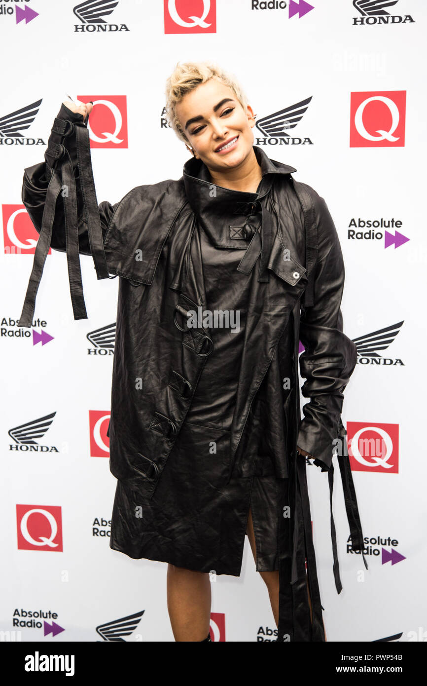 London, UK. 17th Oct, 2018. Gola Arrives at THE Q AWARDS 2018 IN ...