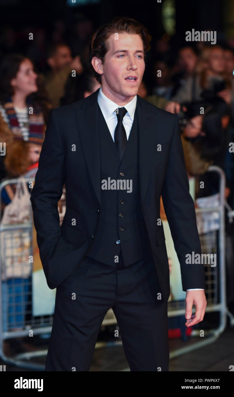 London, UK. 17th October, 2018. Chris Fulton attends the 'Outlaw King ...