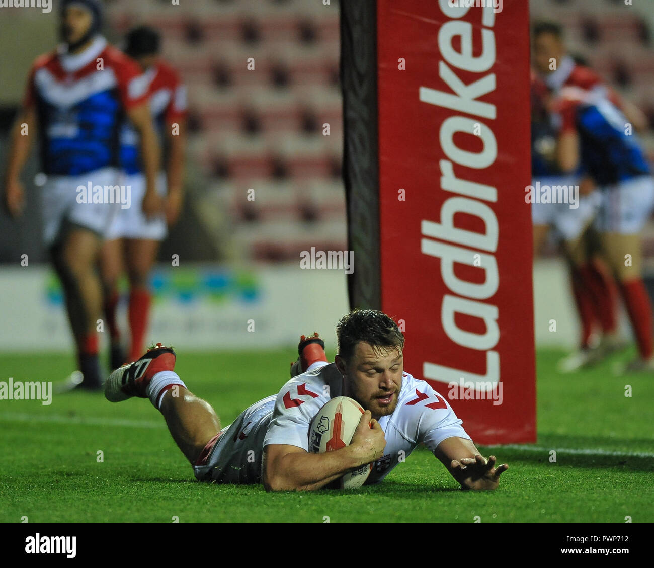 Leigh, UK, 17 10 2018. 17 October 2018. Leigh Sports Village, Leigh ...