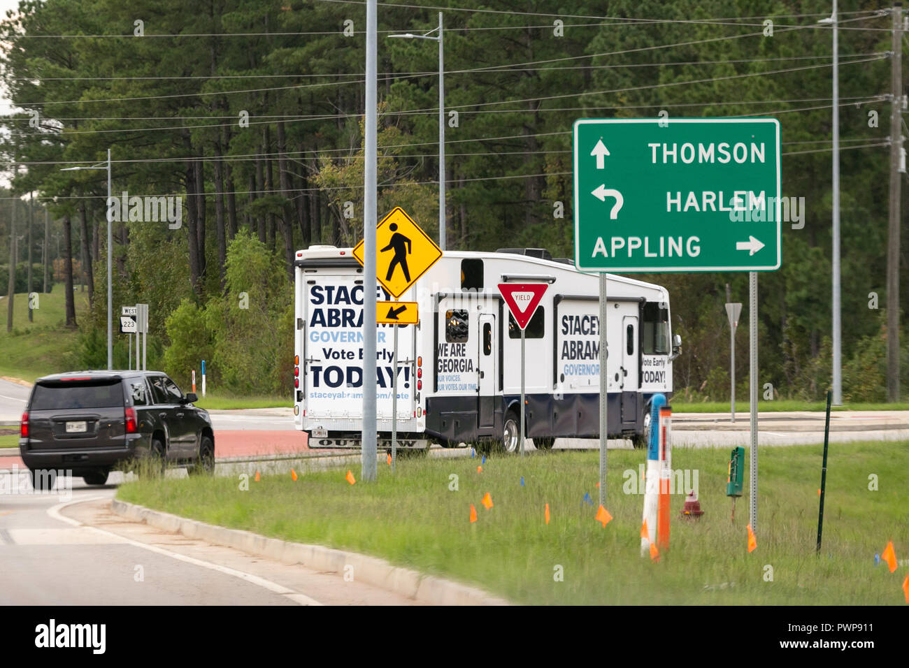 Thompson, Georgia, USA. 17th Oct 2018. Credit: Cindy Brown/Alamy Live ...