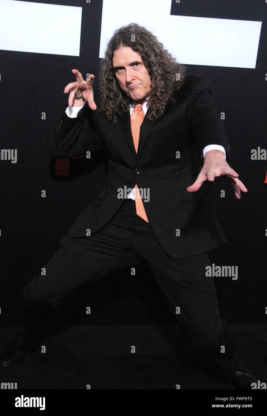 Hollywood, California, USA. 17th October, 2018. Singer Weird Al ...