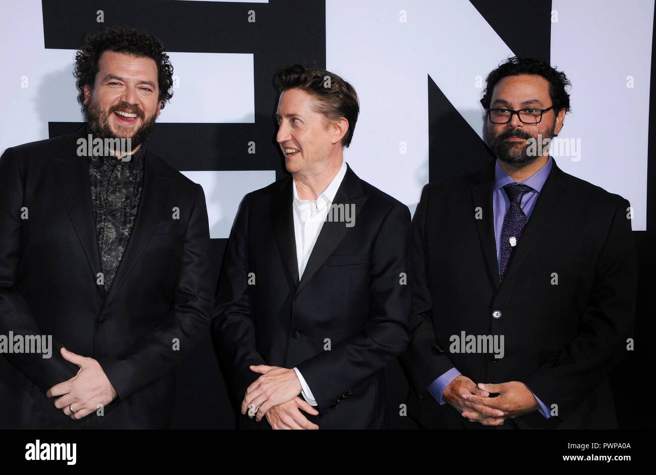 Los Angeles, CA, USA. 17th Oct, 2018. David Gordon Green, Danny McBride ...