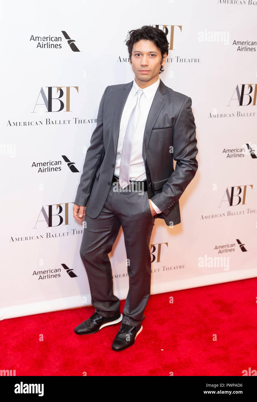 New York, NY - October 17, 2018: Herman Cornejo attends American Ballet ...