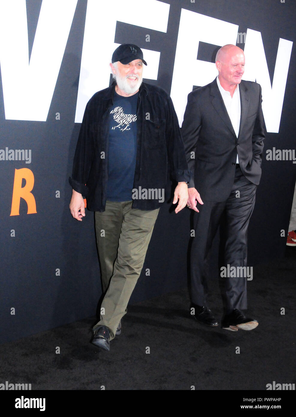 Hollywood, California, USA. 17th October, 2018. (L-R) Actors Nick ...