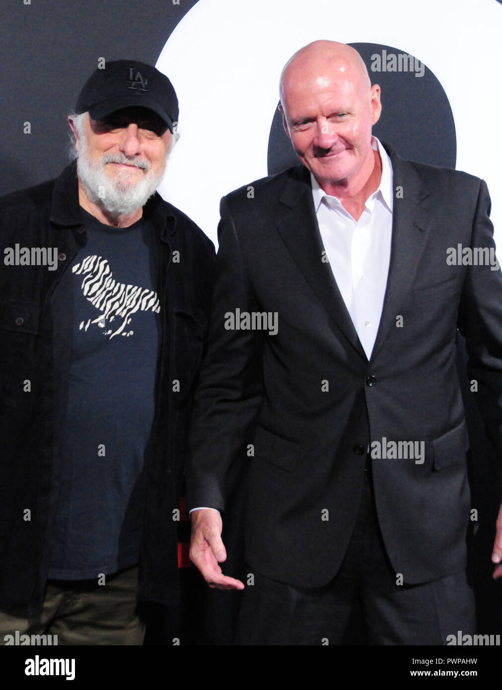 Hollywood, California, USA. 17th October, 2018. (L-R) Actors Nick ...