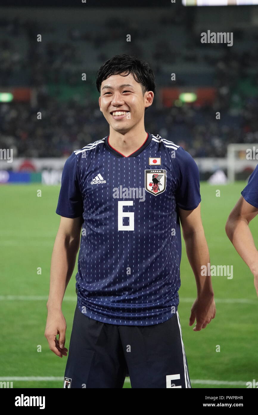 Saitama, Japan. 16th Oct, 2018. Wataru Endo (JPN) Football/Soccer ...