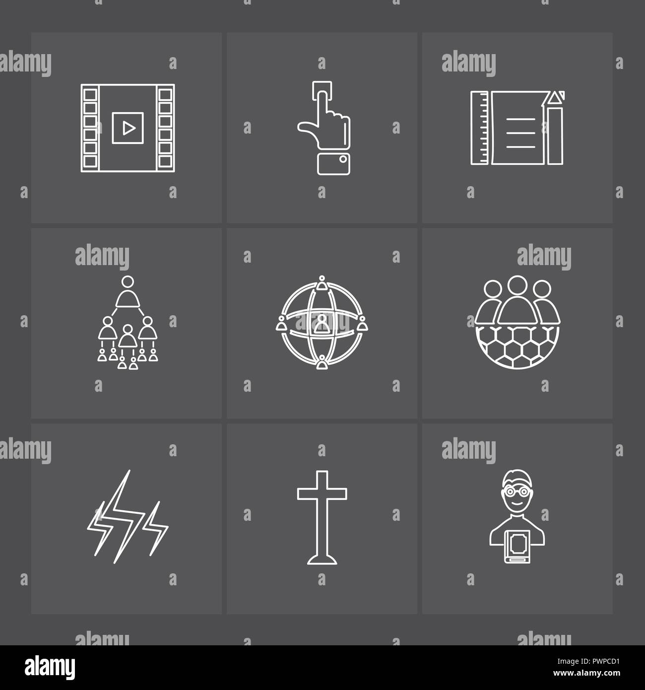 study , calculator, video , user , networking , religion , paint , art ...