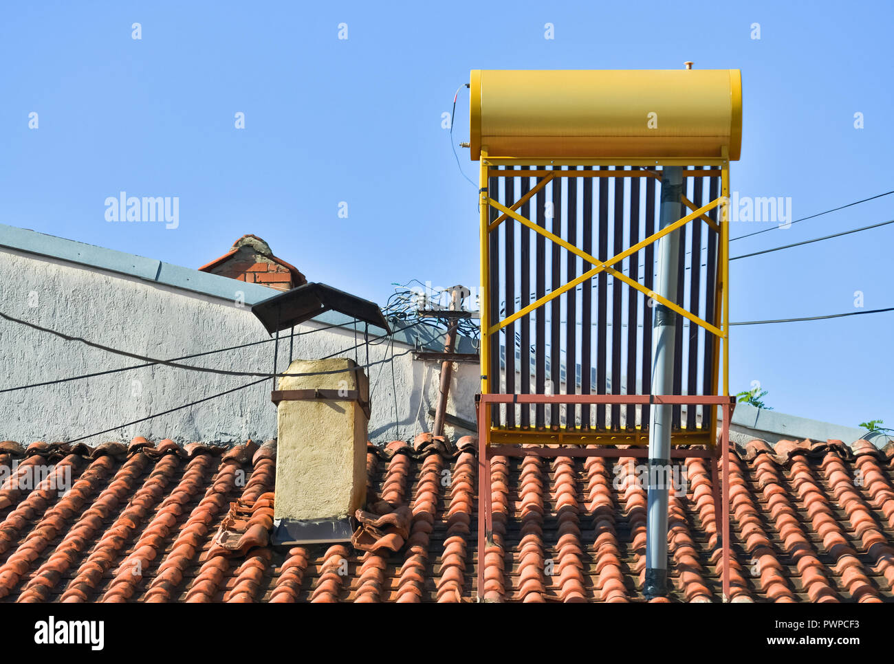 Solar boiler hi-res stock photography and images - Alamy