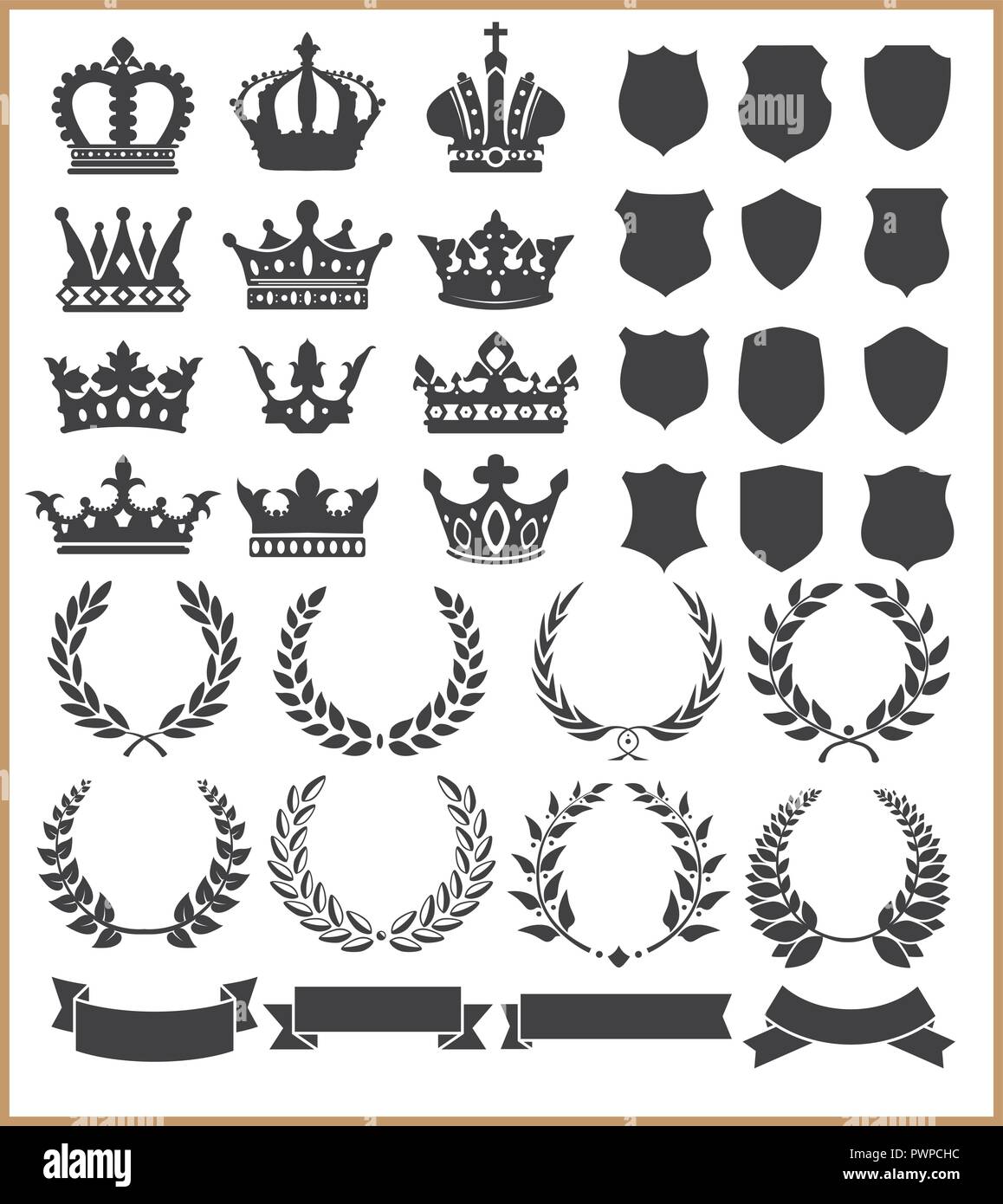 Olive crowns Stock Vector Images - Alamy