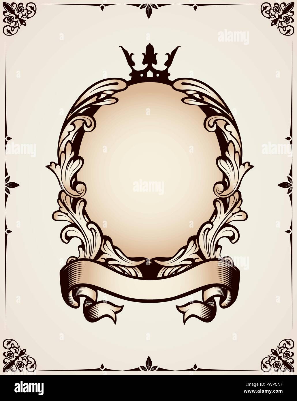 Decorative frame for design and use in design Stock Vector Image & Art ...