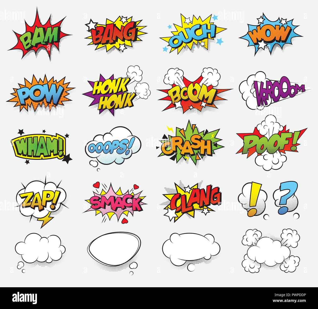 Sound effects Stock Vector Images - Alamy