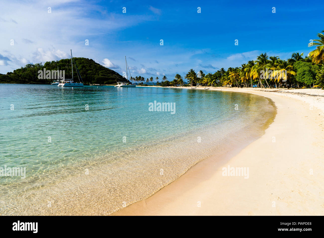 Salt Whistle Bay's beach, one of the most beautifull of all Lesser ...