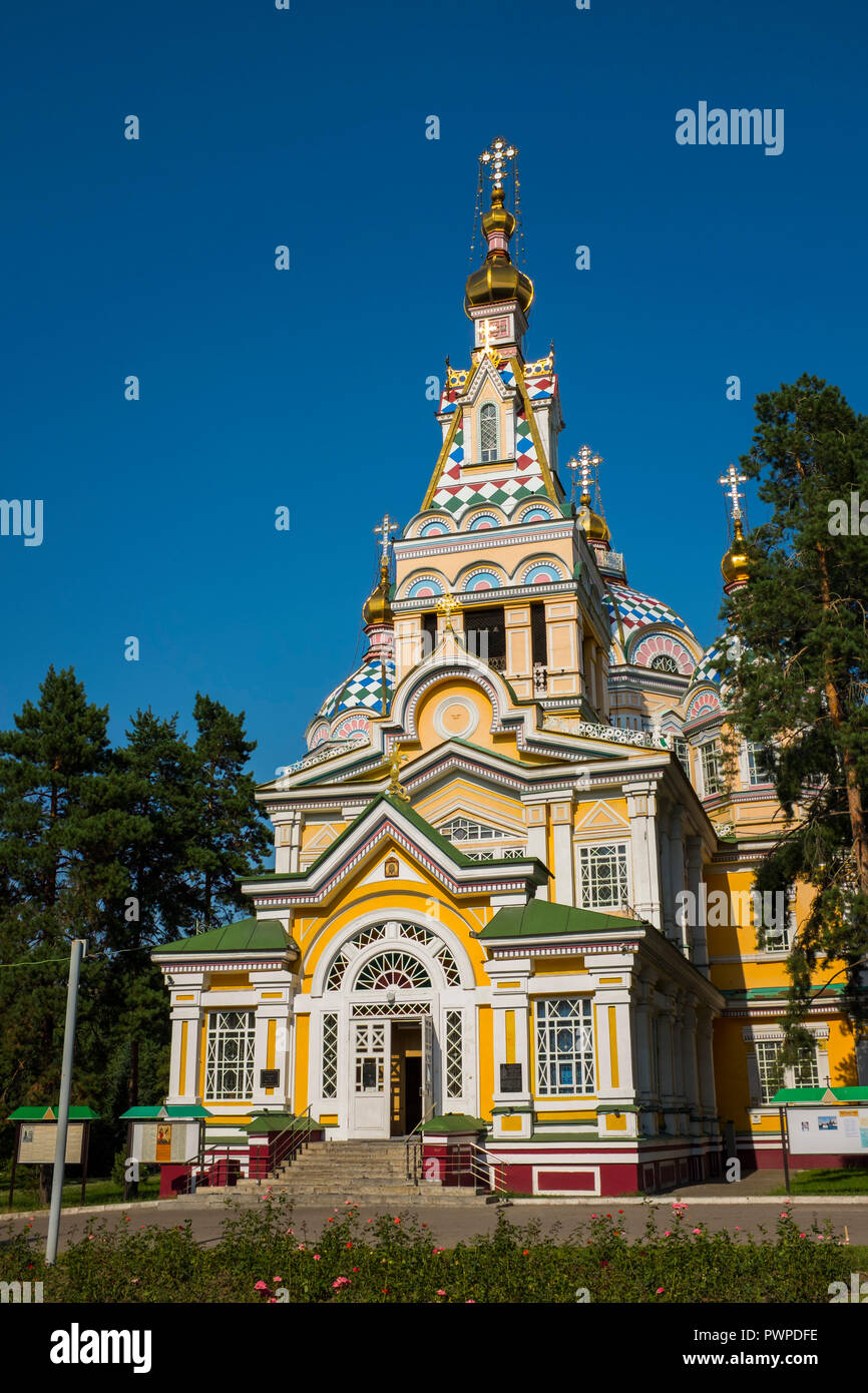 Zenkov cathedral almaty hi-res stock photography and images - Alamy