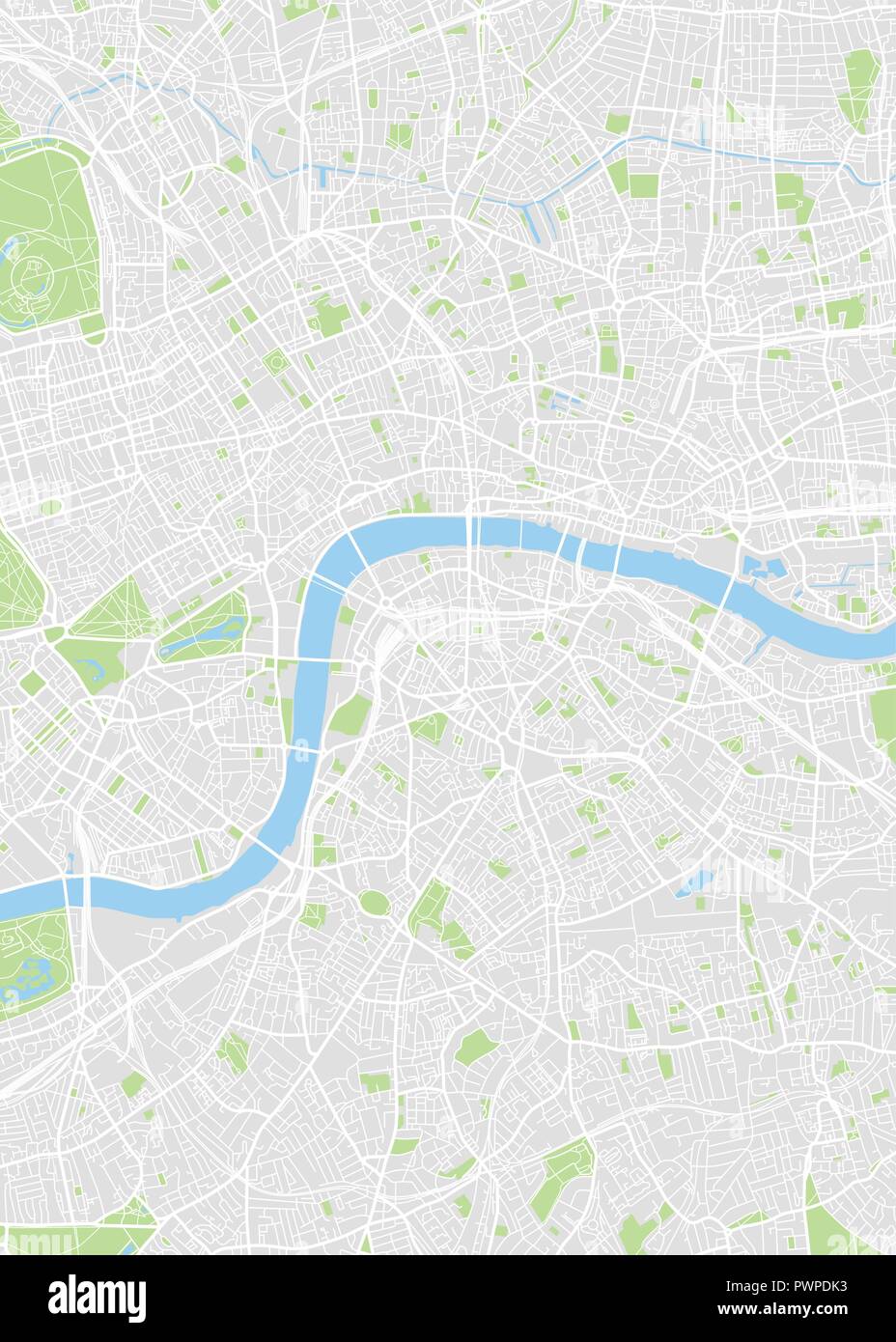 Aerial map of london hi-res stock photography and images - Alamy