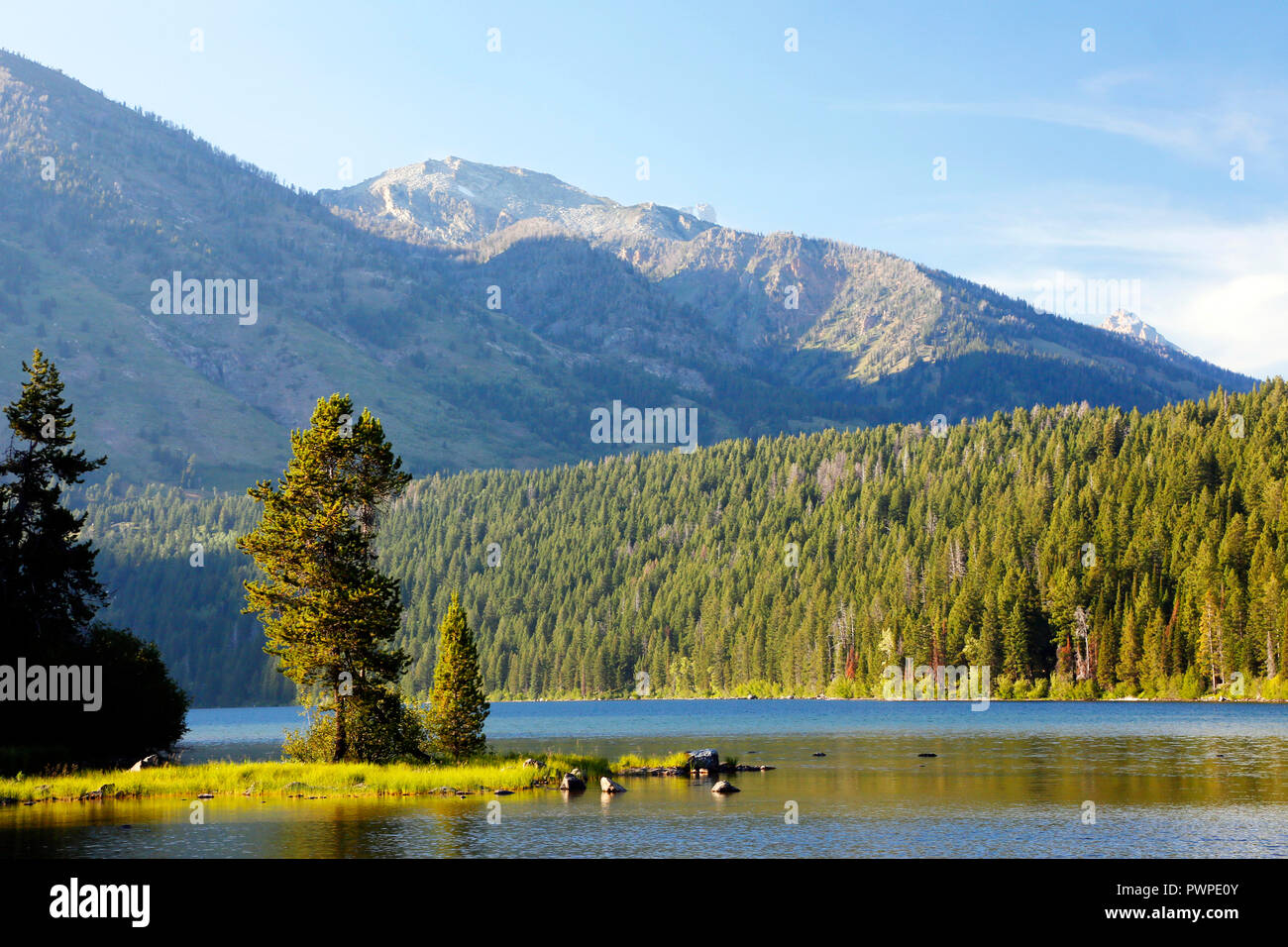 USA. Wyoming. Grand Teton National Park. Phelps Lake Stock Photo - Alamy