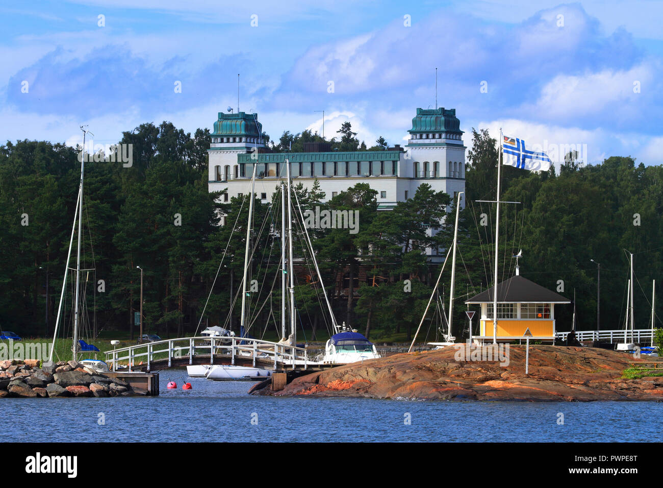 Europe, Finland, Helsinki. Helsinki archipelago. Kulosaari. Wihuri ...