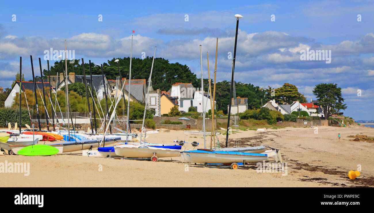 France, Brittany, Morbihan, Quiberon, Saint-Pierre-Quiberon ...