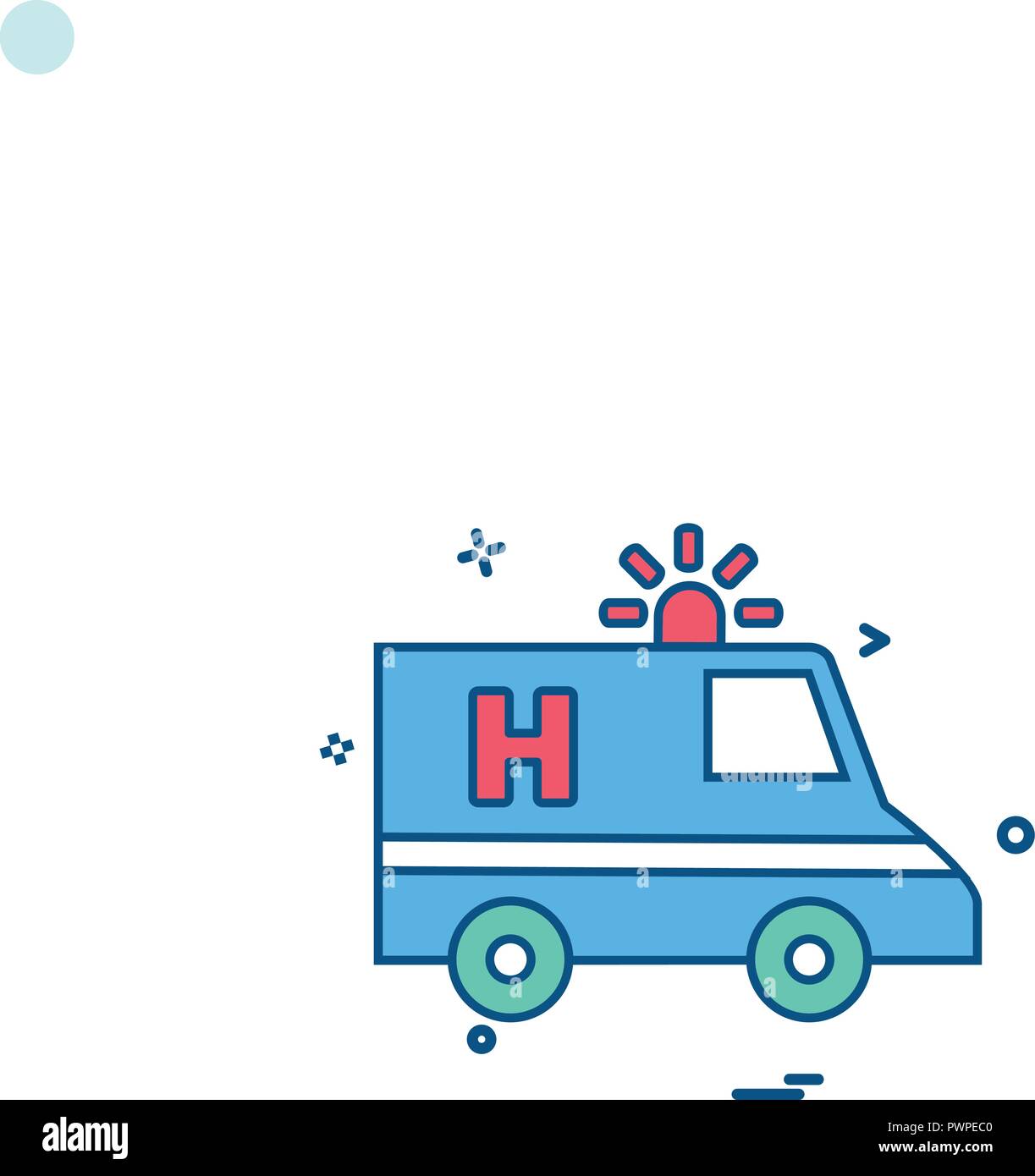 ambulance car emergency medical icon vector desige Stock Vector Image ...