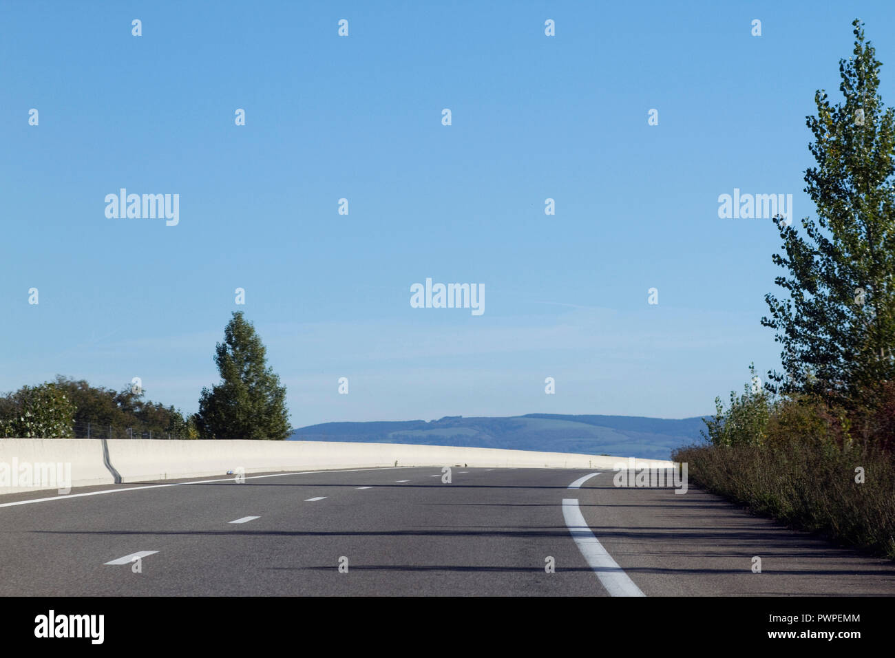 France, highway A 62 Stock Photo - Alamy