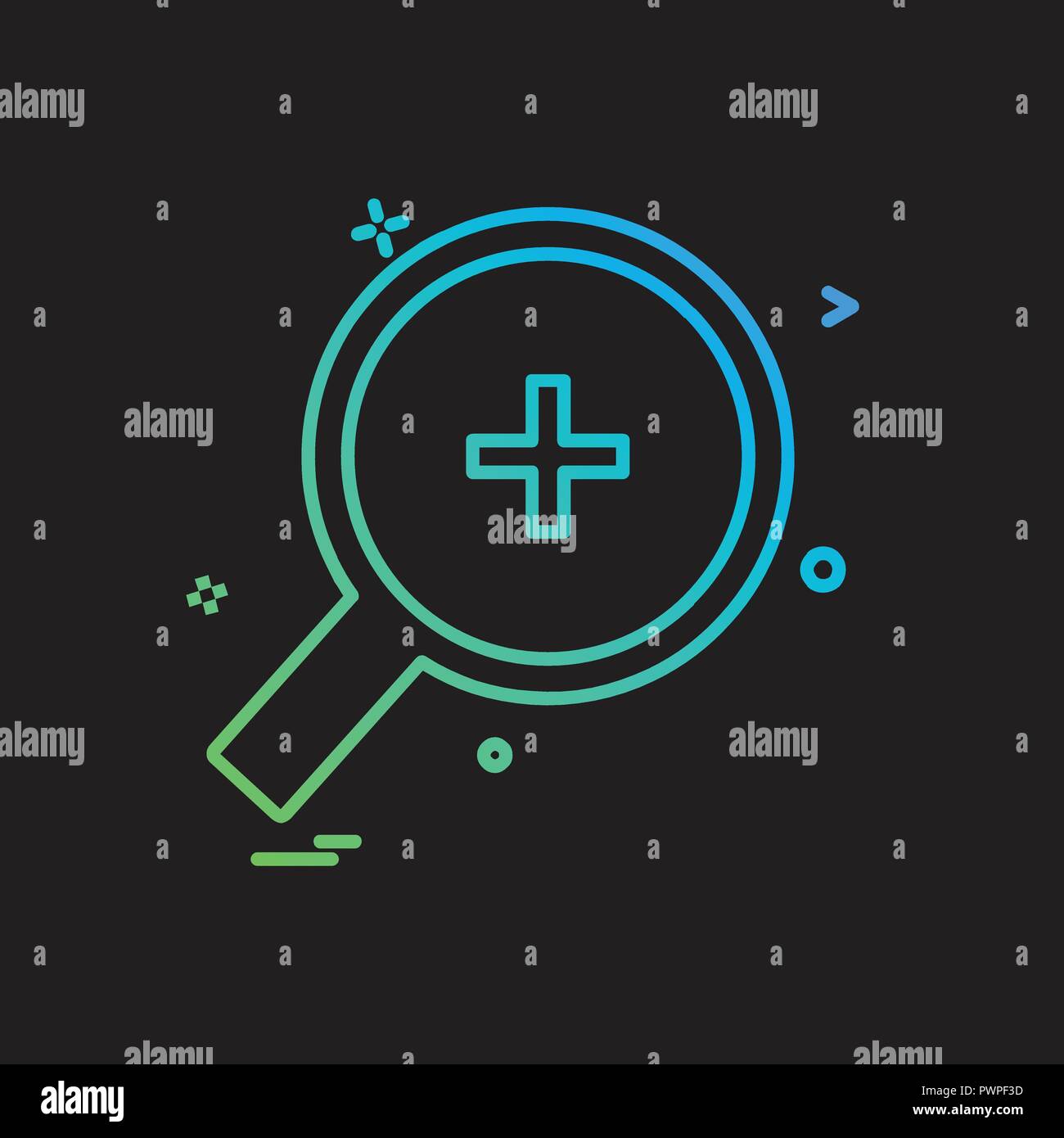 Zoom icon design vector Stock Vector Image & Art - Alamy