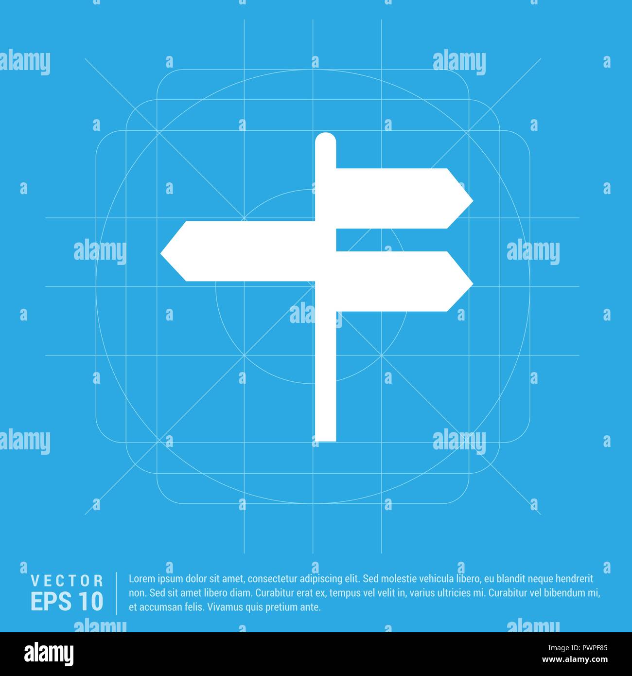 road sign Icon Stock Vector Image & Art - Alamy