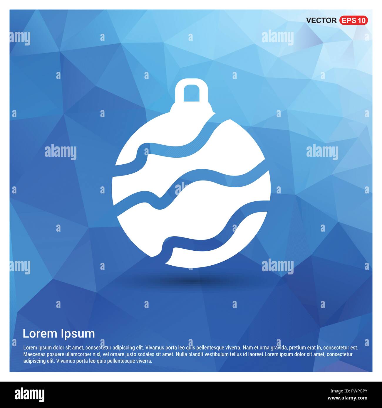 Christmas Ball Icon Stock Vector Image & Art - Alamy