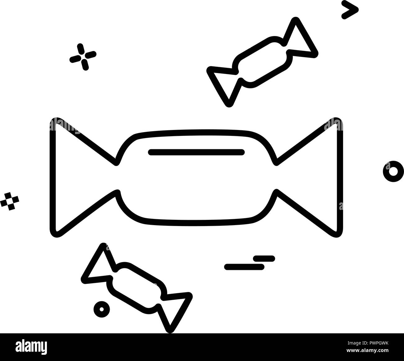 Toffee icon design vector Stock Vector Image & Art - Alamy