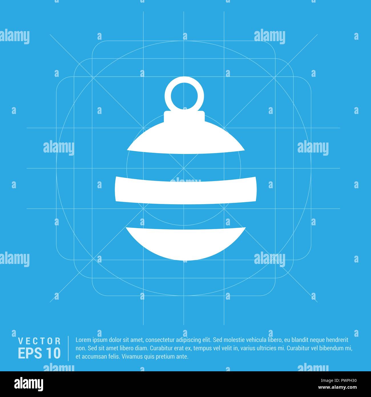 Christmas Ball Icon Stock Vector Image & Art - Alamy