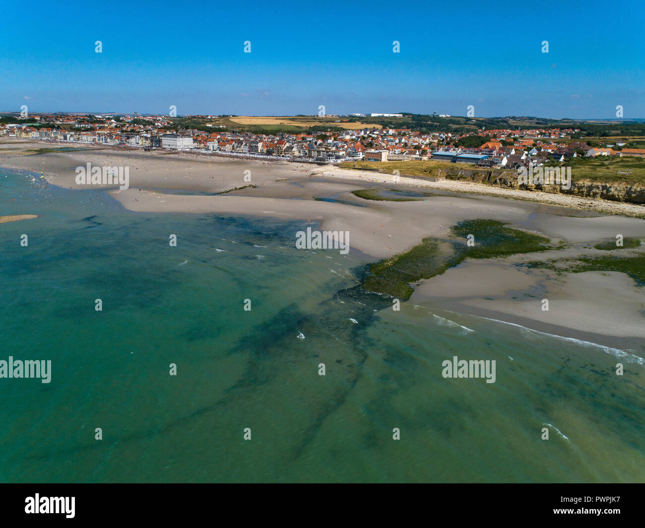 Wimereux beach nord pas de calais france hi-res stock photography and ...