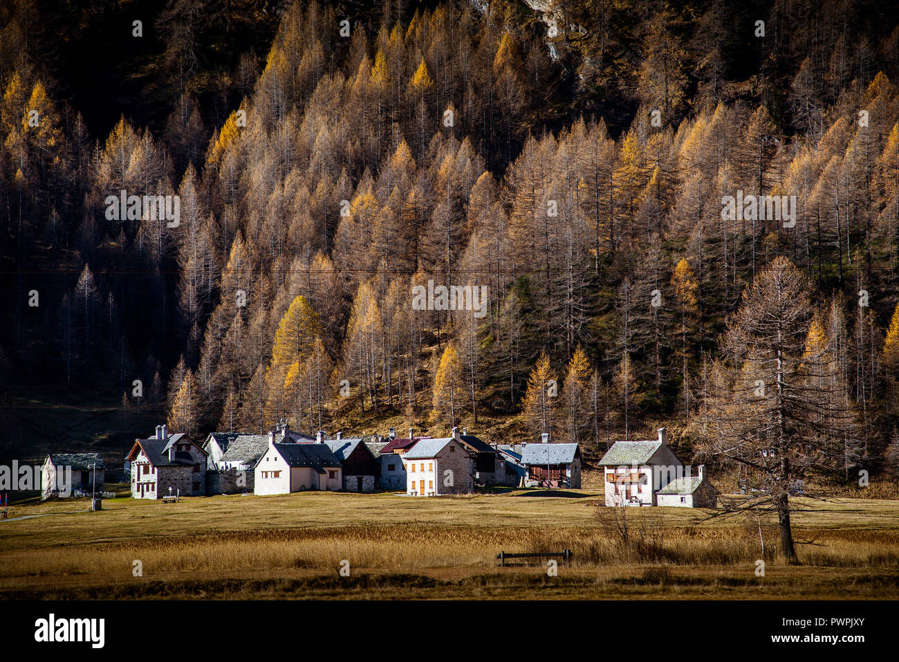 Beautiful mountain village hi-res stock photography and images - Alamy