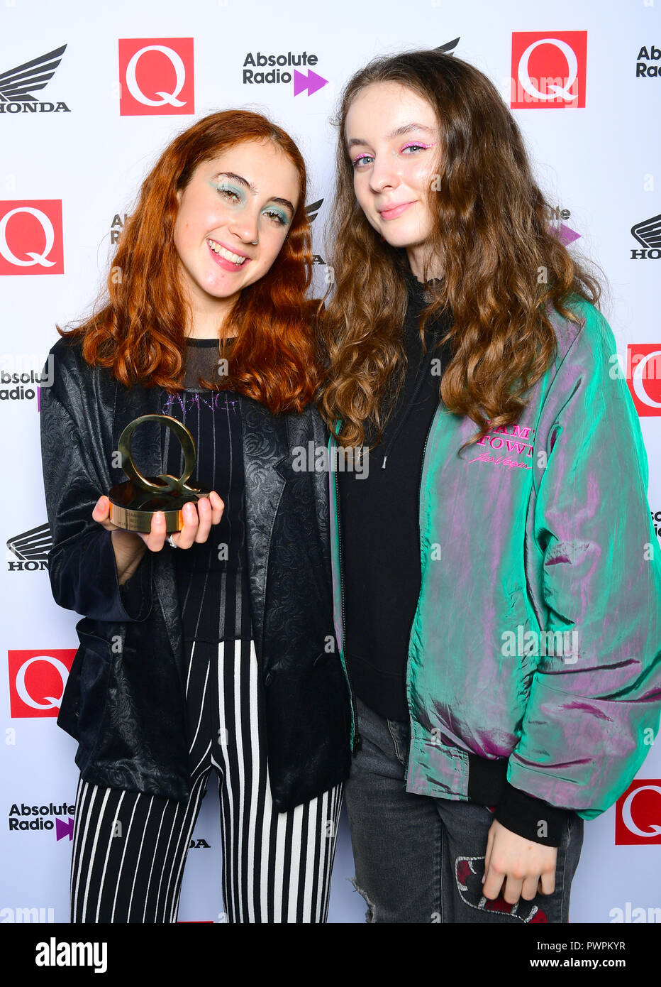 Jenny Hollingworth (right) and Rosa Walton of Let's Eat Grandma winners ...