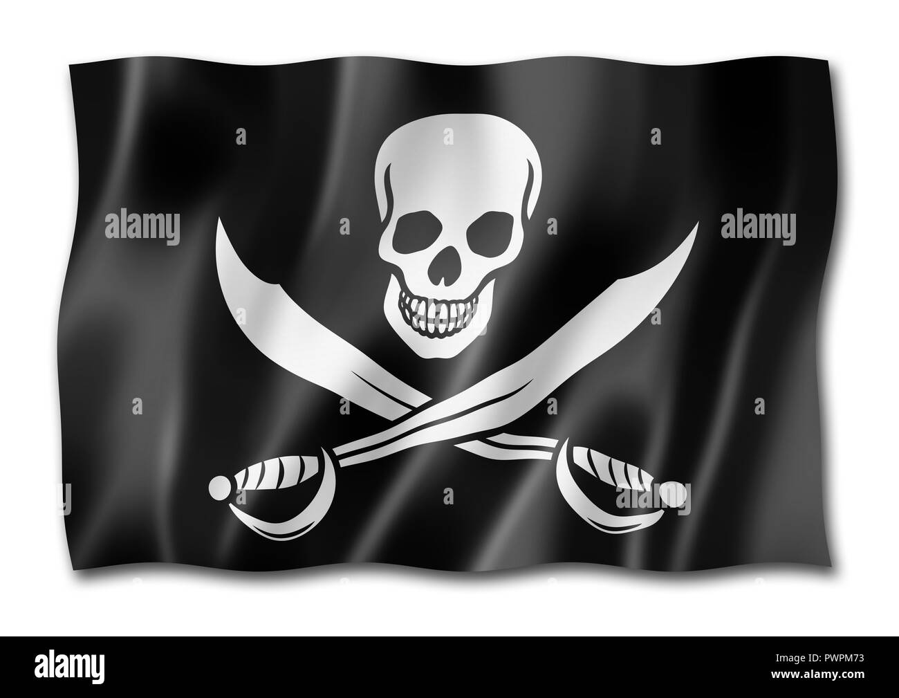 Animated Pirate Flag