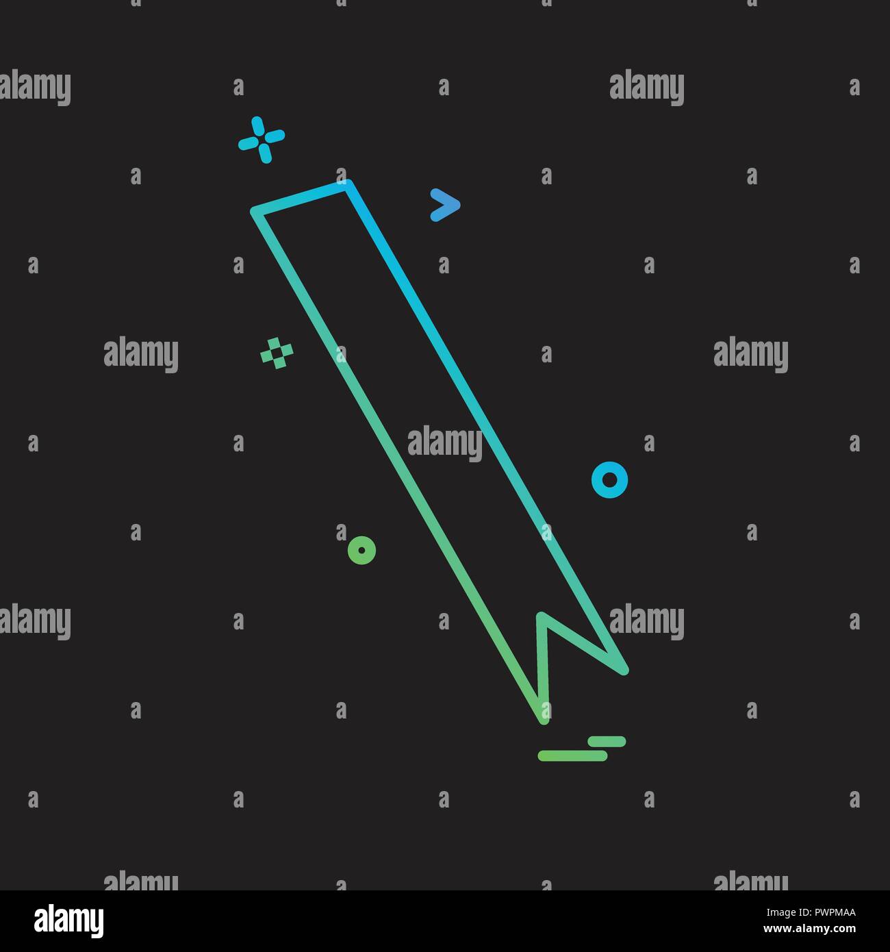 Ribbon icon design vector Stock Vector Image & Art - Alamy