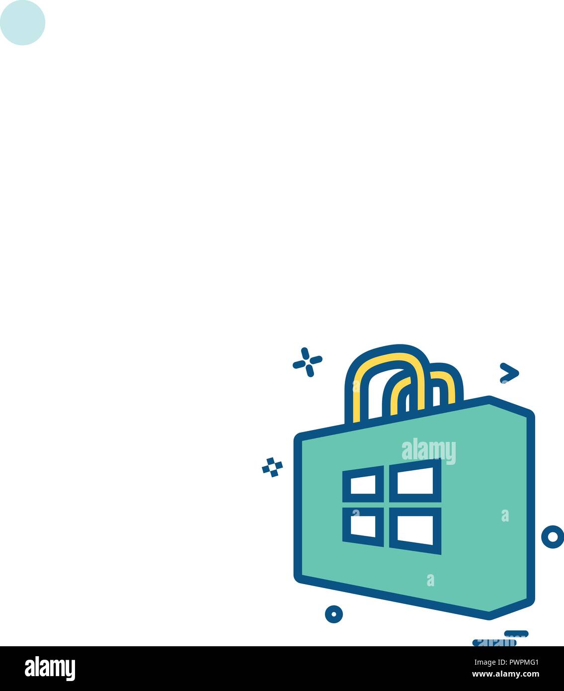 Grocery store front windows Stock Vector Images - Alamy