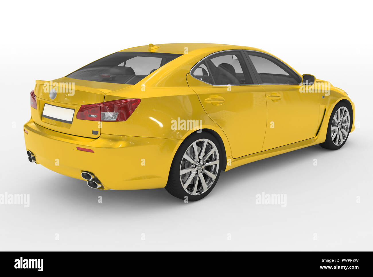 Side view yellow car hi-res stock photography and images - Alamy