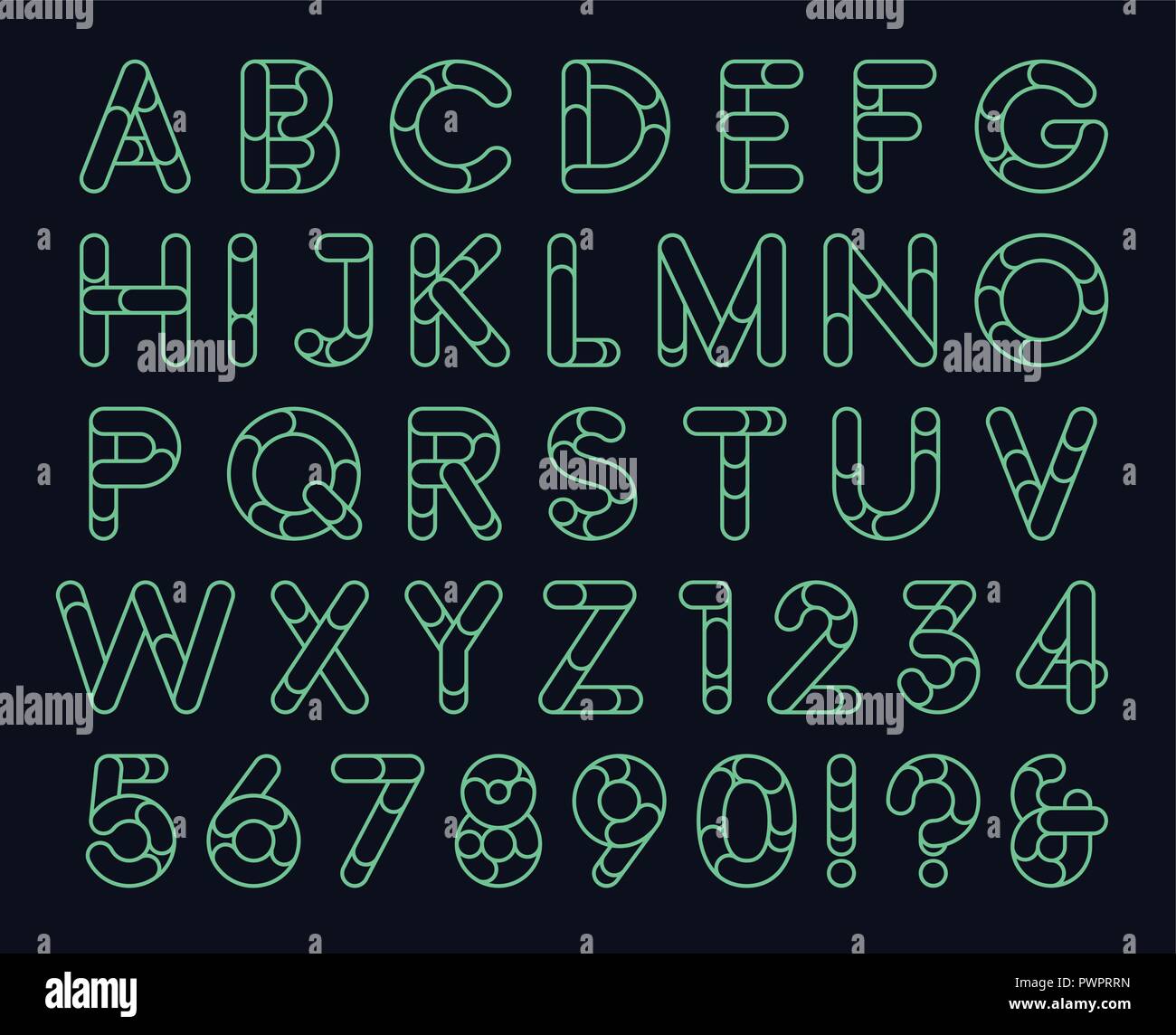 Decorative font hi-res stock photography and images - Alamy