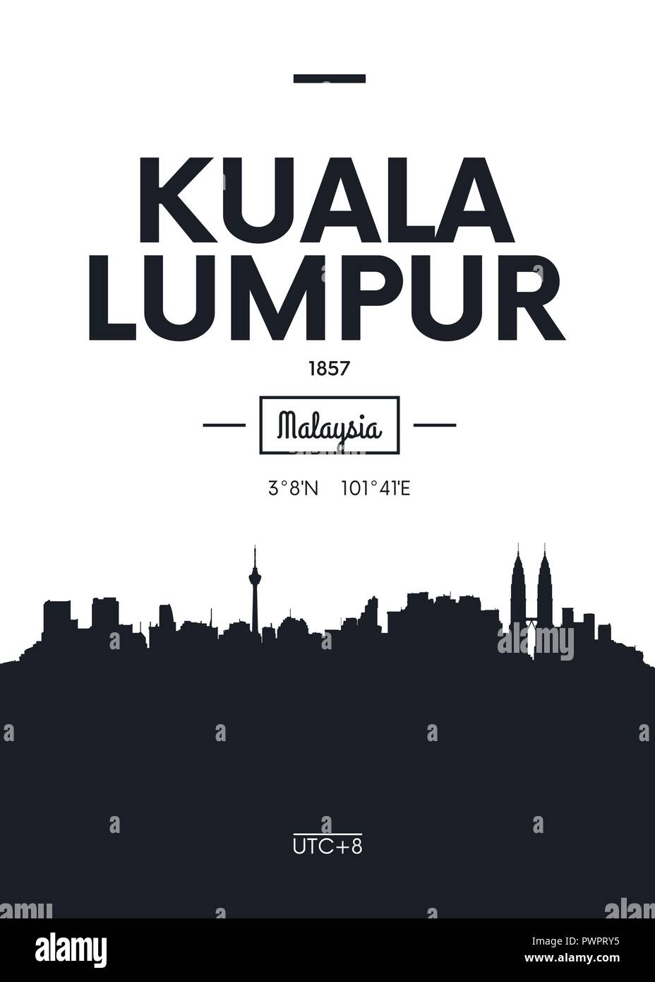 Kuala lumpur poster hi-res stock photography and images - Alamy