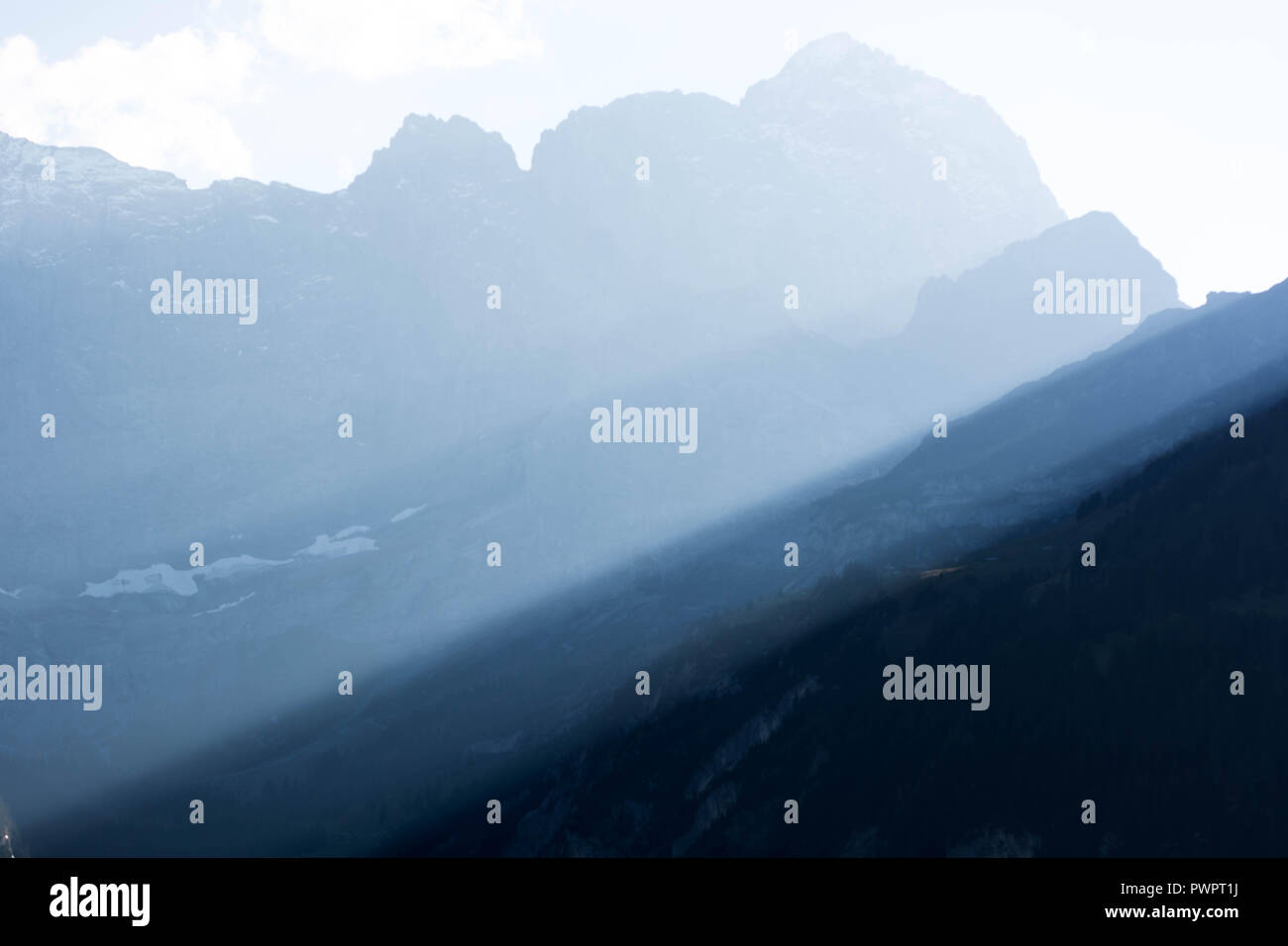 Layers of mountains Wallpaper Stock Photo - Alamy