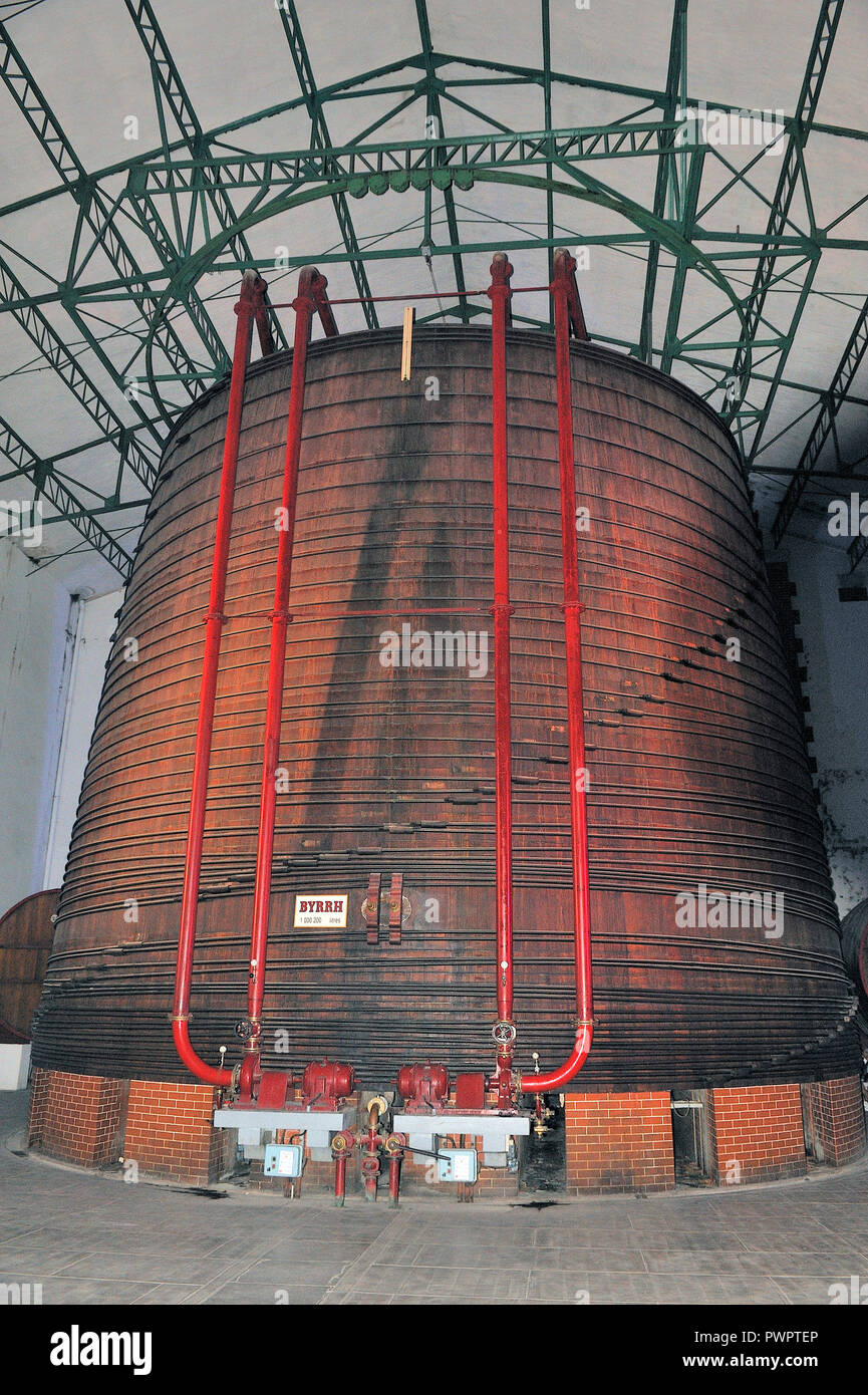 The largest oak vat in the world containing one million two hundred ...