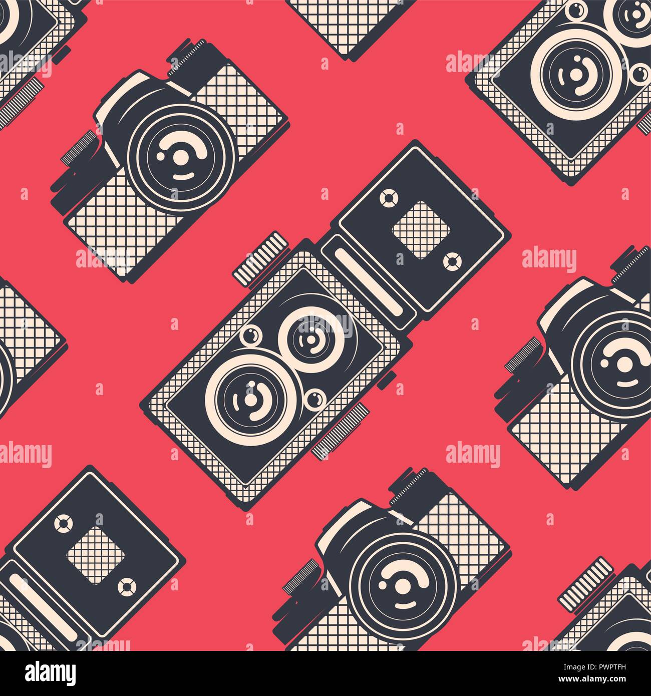 Vintage cameras memories Stock Vector Images - Alamy