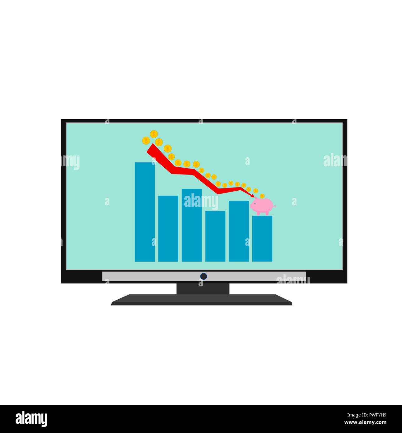 Lcd television diagram Stock Vector Images - Alamy