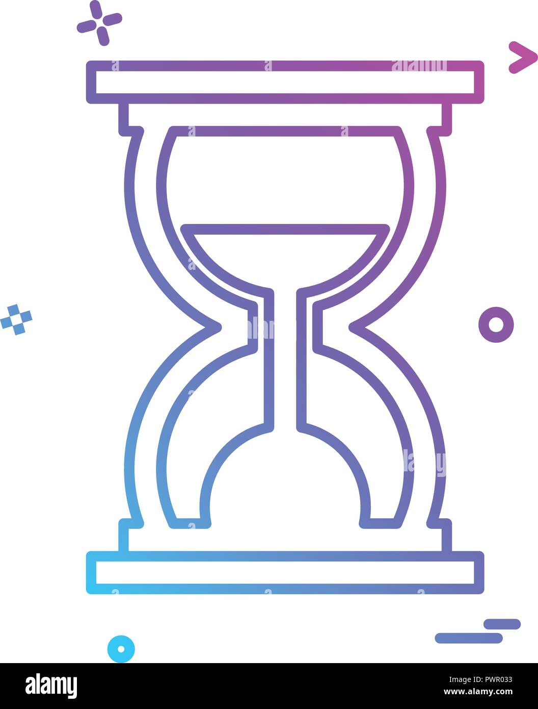 Wait icon design vector Stock Vector Image & Art - Alamy