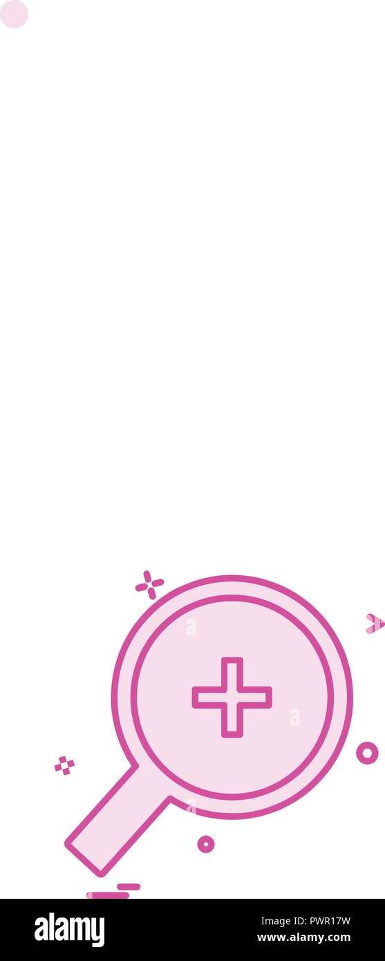 Zoom icon design vector Stock Vector Image & Art - Alamy