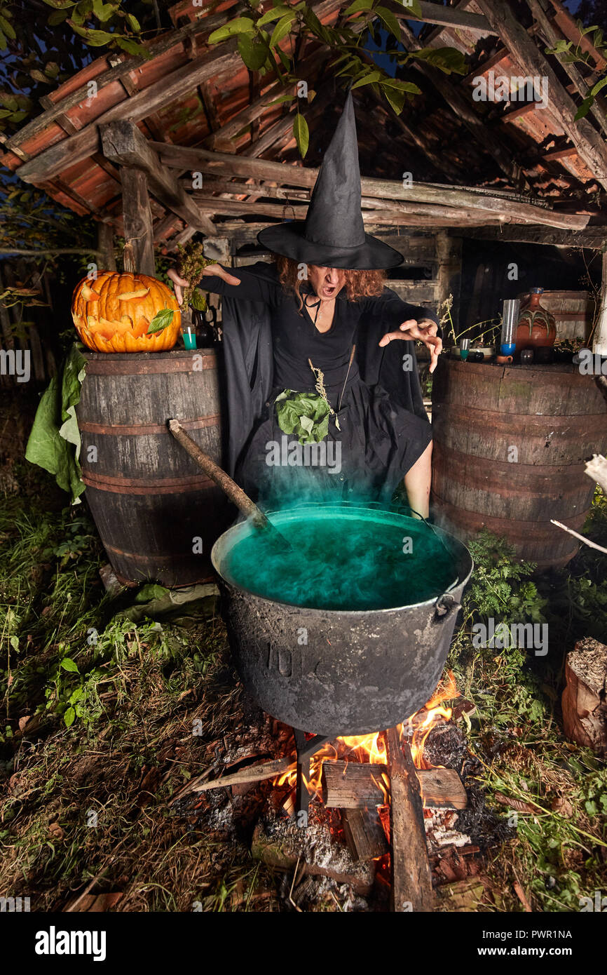 Witches Boiling Pot