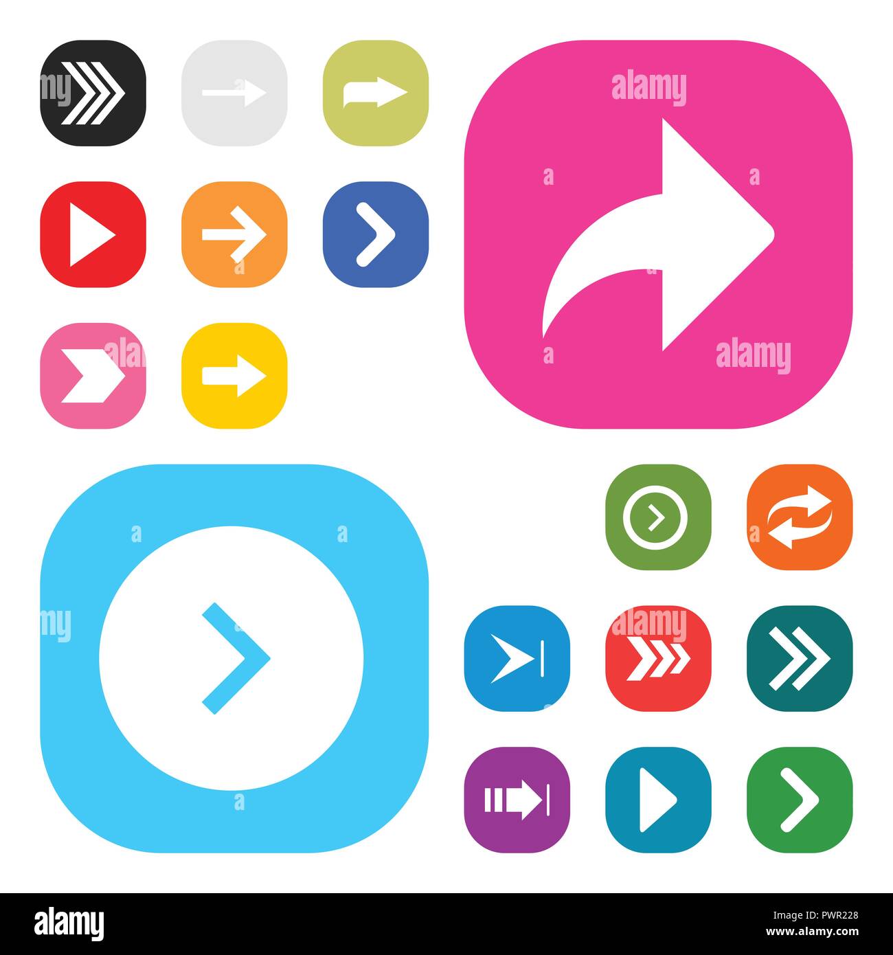 User Interface buttons design set vector Stock Vector Image & Art - Alamy