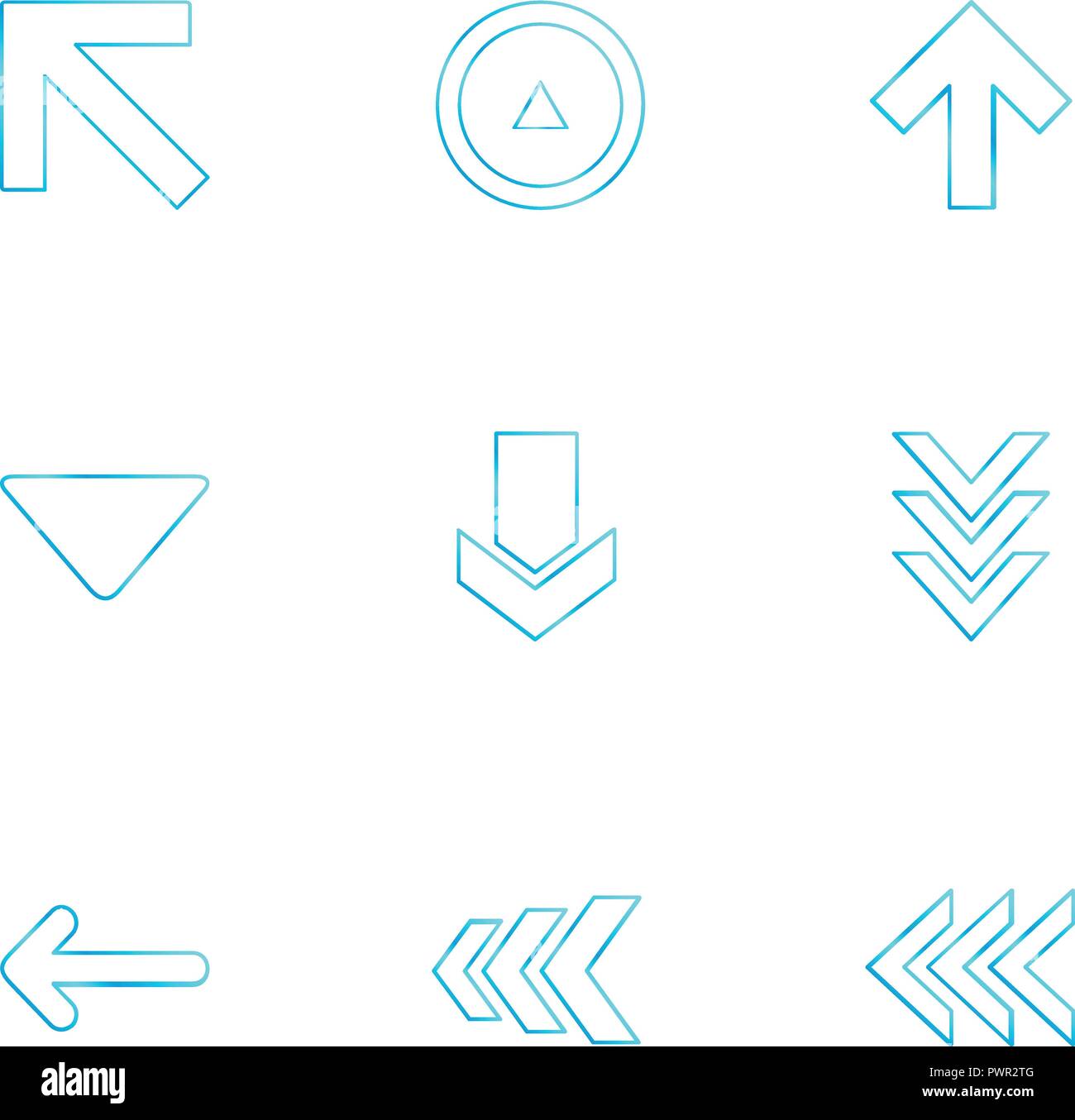 arrows , directions , pointer , arrow , user interface , pointer , up , down , left , right ...
