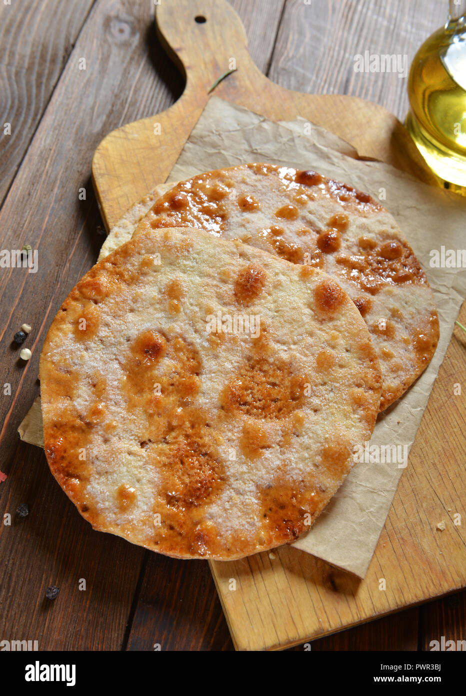 Sweet spanish crackers with olive Stock Photo - Alamy
