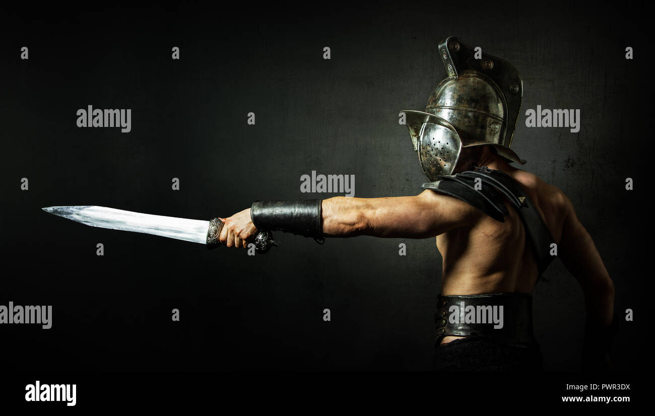 Gladiator fight death hi-res stock photography and images - Alamy
